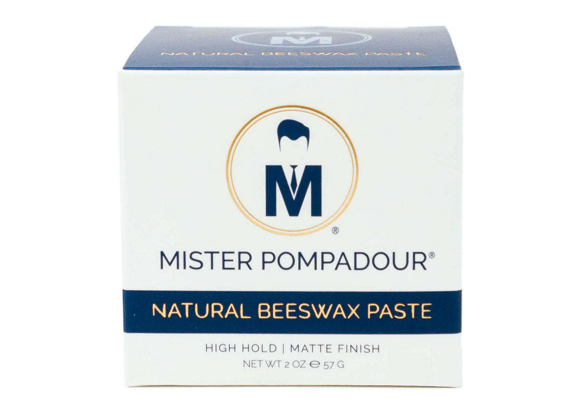 Mister Pompadour Natural Beeswax Hair Styling Paste, 2 oz